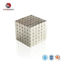 China ISO14001 2004 NdFeB Grade Custom N52 Cube Magnet Rare Earth Permanent Neodymium Magnet for sale