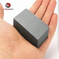 China Customizable Black Rectangle Ferrite Magnets with Strong Permanent Industrial Blocks for sale