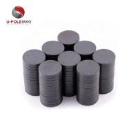 China Y30 Round Strong Disc Ceramic Ferrite Magnet with Max. Operating Temp ° C 1-40-250 for sale