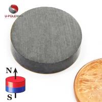 China Y30 Round Strong Disc Ceramic Ferrite Magnet with Max. Operating Temp ° C 1-40-250 for sale