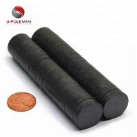 China Y30 Round Strong Disc Ceramic Ferrite Magnet with Max. Operating Temp ° C 1-40-250 for sale