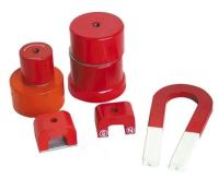 China 7.3g/cm3 Density Red Blue Painted Pole U Shaped Horseshoe Magnet for Teaching Materials for sale