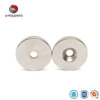 China Composite Neodymium Magnet Industrial Strength Round Disc Magnets with Countersunk Hole for sale