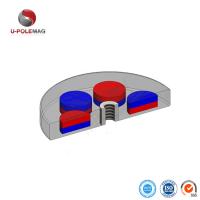 China Rubber Coated N42 Neodymium Disc Magnet for Industrial Machinery Components and Parts for sale