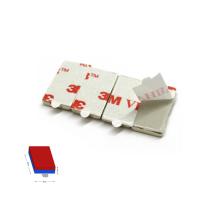 China Cutting Service High Strength N52 NdFeB Magnet Block Neodymium Magnet with 3M Adhesive for sale