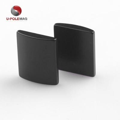 China Customized Size ARC NdFeB Magnet Coating Black Epoxy Neodymium Segment Magnets for Motor for sale