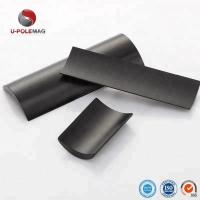 China Customized Size ARC NdFeB Magnet Coating Black Epoxy Neodymium Segment Magnets for Motor for sale