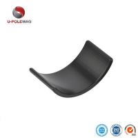 China Customized Size ARC NdFeB Magnet Coating Black Epoxy Neodymium Segment Magnets for Motor for sale