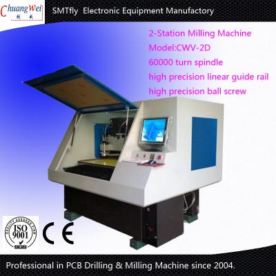 China 2-Station CNC Drilling And Milling Machine Pcb Routing Machine for sale