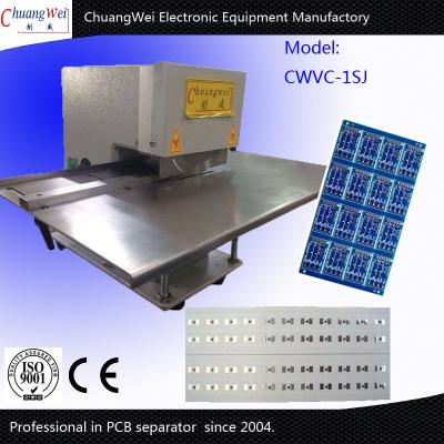 China 2 Circular Blades V-Cut PCB Separator for LED Lighting T8 Tube Aluminium for sale