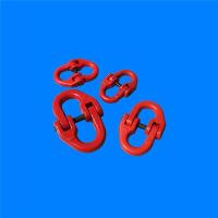 China Colored Painted Chain Coupling Link G80 Connecting Link Carbon Steel 1/4in - 7/8in for sale