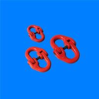 China Colored Painted Chain Coupling Link G80 Connecting Link Carbon Steel 1/4in - 7/8in for sale