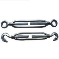 China JIS Frame Type Steel Cable Galvanised Turnbuckle M6 - M24 for sale
