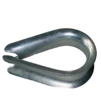 China G411 Standard Wire Rope Thimble For Wire Chain Fittings 1/8in for sale