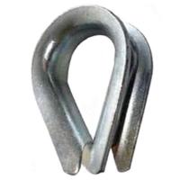 China Type A Wire Rope Thimble Galvanized Carbon Steel DIN6899 M2.5 To M26 for sale