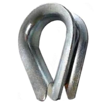 China Type A Wire Rope Thimble Galvanized Carbon Steel DIN6899 M2.5 To M26 for sale