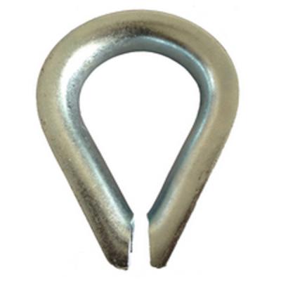 China DIN6899 Type B Steel Wire Thimble On Wire Rope Galvanized Carbon Steel  M40 for sale