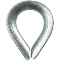 China BS464 Wire Rope Thimble Ordinary Steel Cable Thimble  0.076 - 15kg / Pc for sale