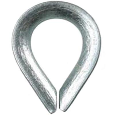 China BS464 Wire Rope Thimble Ordinary Steel Cable Thimble  0.076 - 15kg / Pc for sale