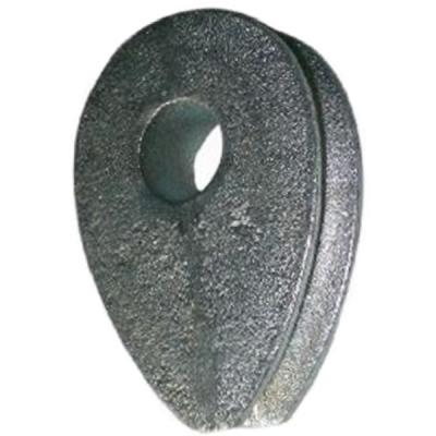 China DIN3091 Wire Rope Cable Crosby Solid Thimble M8 To M40 0.122 - 12.74 Kg/Pc for sale