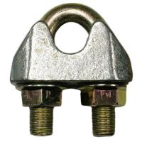 China DIN1142 Wire Rope Clip Metal Wire Cable Clamps Carbon Steel Zinc Plated for sale
