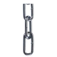 China Long Round Steel Link Chain DIN5685C For Lifting Hot Dip Galvanized for sale