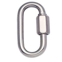 China 200lbs to 8000lbs Zinc Plated Quick Link Oval Screw Link 3.5mm - 14mm for sale