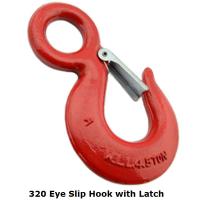 China Color Painted 320 Clevis Latch Hook Eye Slip Hook With Latch M16.5 - M90 for sale