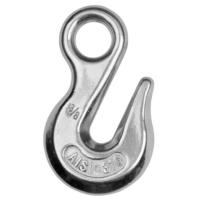 China 0.16kg - 1.52kg Stainless Steel Rigging Hardware Stainless Steel Lifting Hook M38 for sale