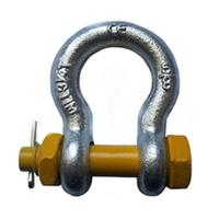 China Galvanized Safety Screw Pin Anchor Shackle G2130 Bolt Type for sale
