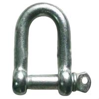 China Electric Galvanized Screw Pin Anchor Shackle Dee Shackle for sale