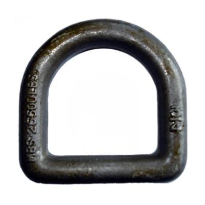 China G80 Welded Forged D Ring Self Colored Alloy Steel  14mm - 22mm for sale