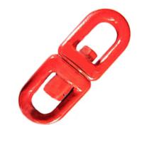 China Color Painted Drop Forged Chain Swivel With Bearing Boat Rigging Hardware for sale