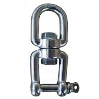 China 6mm - 19mm Eye And Jaw Jaw Swivel Bearing Swivel Zinc Plated Carbon Steel for sale