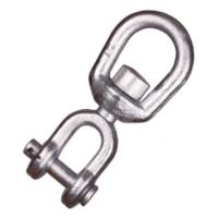 China 42500lbs Hot Dipped Galvanized Rope Rigging Hardware Carbon Steel Jaw End Swivel for sale