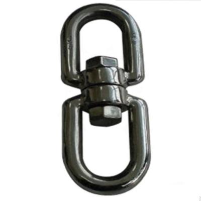 China Stainless Steel Double Eye And Eye Swivel High Polished European Type for sale