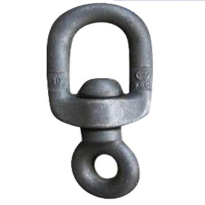 China Self Color Carbon Steel Marine Rigging Hardware JIS Type Single Jaw Eye Swivel for sale