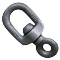 China Self Color Carbon Steel Marine Rigging Hardware JIS Type Single Jaw Eye Swivel for sale