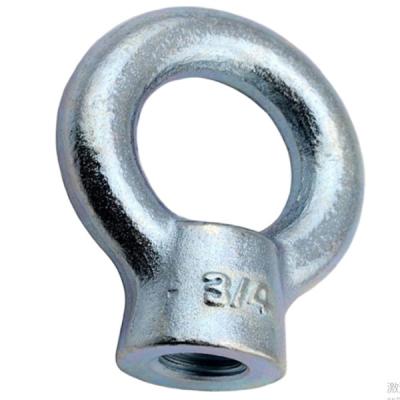 China M6 - M64 Galvanized Forged Eye Nut Standard JIS 1169 Eye Nut for sale