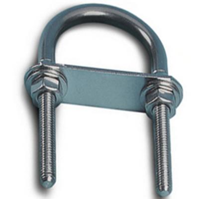 China Zinc Plated Carbon Steel Horseshoe Shaped Bolts Galvanized U Type Bolt M6 50mm for sale