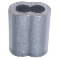 China Hourglass Crimping Wire Rope Aluminium Ferrule Aluminiuml Casting US Type for sale