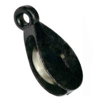 China Galvanized Wire Rope Pulley Single Sheave Rope Pulley 5T - 80T for sale