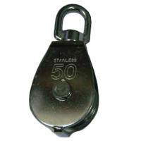China Polished 304 Stainless Pulley Block Stainless Steel Snatch Block 1500kg for sale