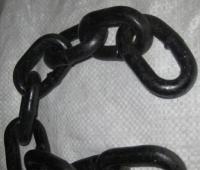 China Galvanized DIN 5684 Chain 10mm Galvanised Chain M4 - M22 0.35kg/M for sale