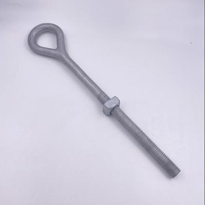 China 6in Electric Power Fittings Oval Eye Bolt for sale