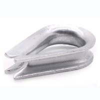 China Hot Forged Electric Power Fittings HDG Guy Wire Thimble for sale