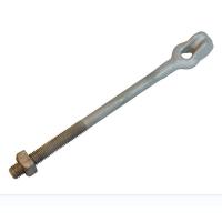 China 200mm - 450mm Electric Power Fittings HDG Thimble Eye Bolt for sale