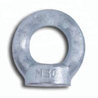 China Carbon steel Electric Power Fittings HDG Thimble Eye Nut for sale