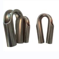 China Hot Dipped Galvanized Wire Rope Thimble Carbon Steel Tube Thimble 10 - 38mm for sale