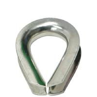 China Carbon Steel Wire Rope Galvanised Thimbles For Steel Cable M4 - M28 for sale